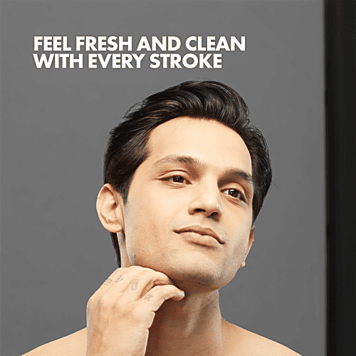 Buy Gillette Mach3 Charcoal Shaving Razor Blades - Lubastrip For A ...