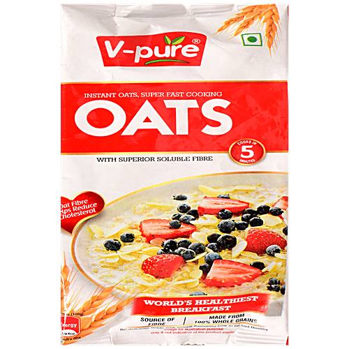 Buy V-pure Oats - Rich In Protein & Fibre, Healthy Breakfast, No ...