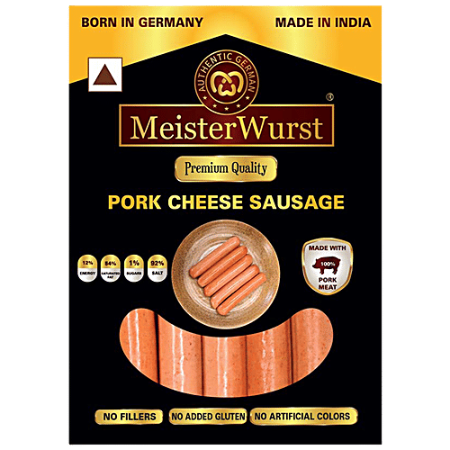 Buy MEISTERWURST Pork Cheese Sausage - No Fillers, No Added Gluten & No ...