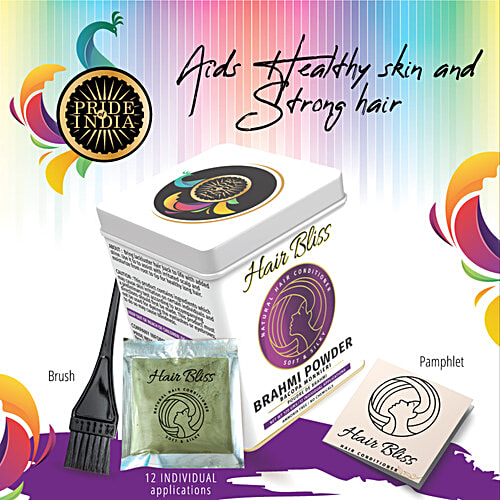 Buy Pride Of India Hair Bliss - Indian Brahmi (Bacopa Monnieri) Herbal ...