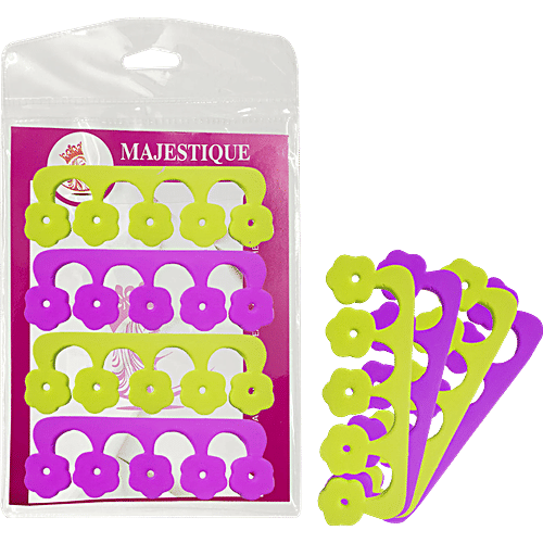 Buy Majestique Foot Finger Separator - CMB535, Soft Foam, Pedicure Tool ...