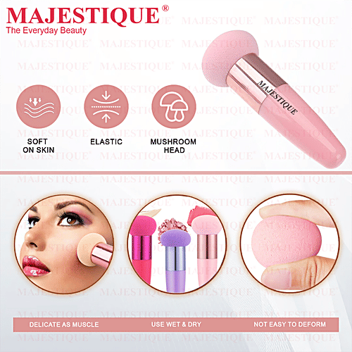 MAJESTIQUE Facial Cleaning/Makeup Sponge - With Mushroom Tip, CMB537 ...