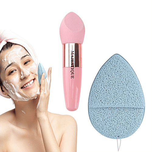 Buy MAJESTIQUE Finger & Makeup Sponge - For Facial Cleaning, CMB538 ...