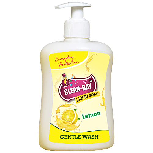 Buy Clean Day Liquid Soap/Handwash - For Everyday Protection, Lemon ...