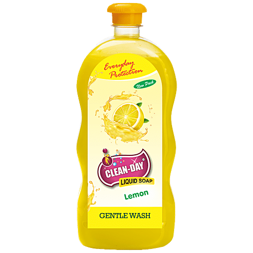 Buy Clean Day Liquid Soap/Handwash - For Everyday Protection, Lemon ...