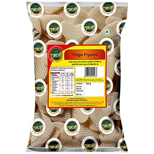 Buy Ramji Tingo Fry Papad/Fryums Online at Best Price of Rs 35 - bigbasket