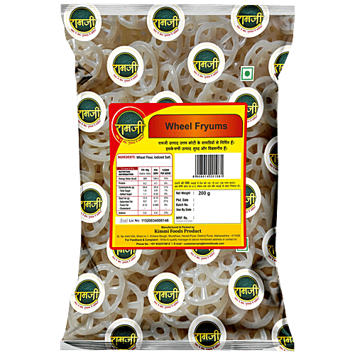 Buy Ramji Wheel Fry Papad/Fryums Online at Best Price of Rs 35 - bigbasket