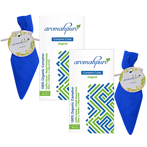 Buy Aromahpure Camphor Cube - Original, 100% Pure & Organic, Long ...