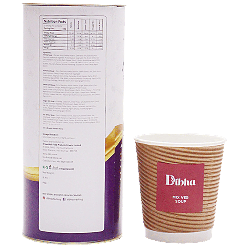Buy Dibha Instant Soup - Assorted Flavours, Rich In Fibre Online at ...