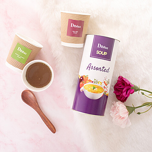 Buy Dibha Instant Soup - Assorted Flavours, Rich In Fibre Online at ...