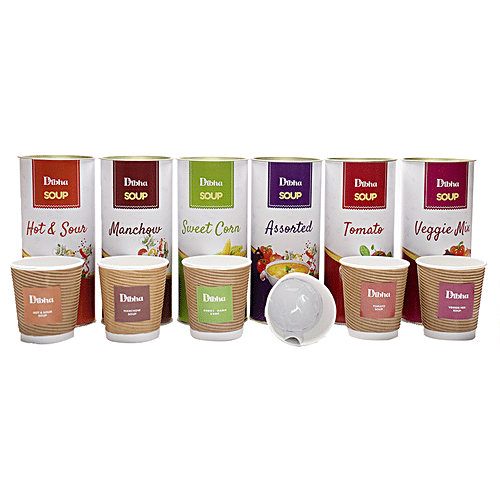 Buy Dibha Instant Soup - Assorted Flavours, Rich In Fibre Online at ...