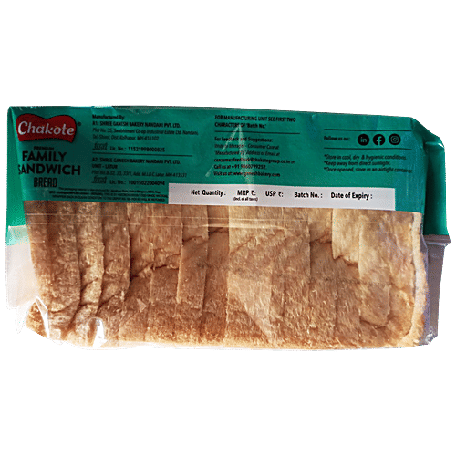 Buy Chakote Family Sandwich Bread - Premium, Soft, Trans Fat Free ...