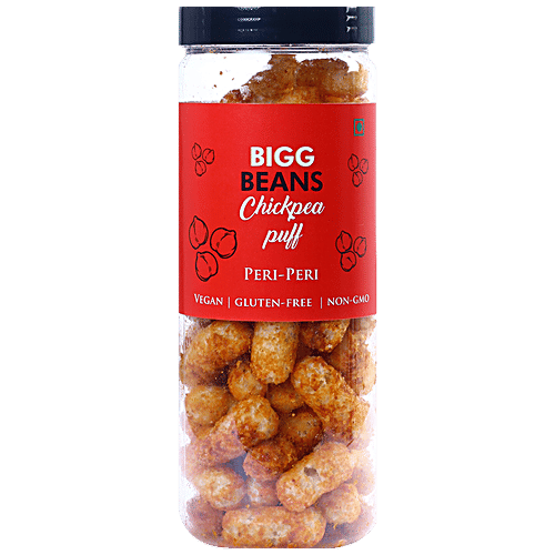 Buy Bigg Beans Chickpea Puff - Peri-Peri, Vegan, Gluten Free, Non-GMO ...