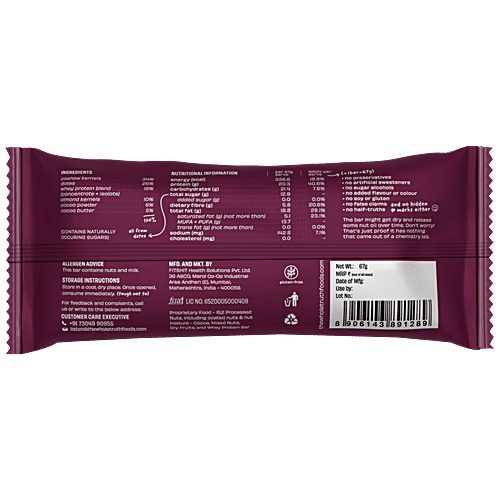 Buy The Whole Truth Pro 20g Protein Bar - Double Cocoa, No Added Sugar ...