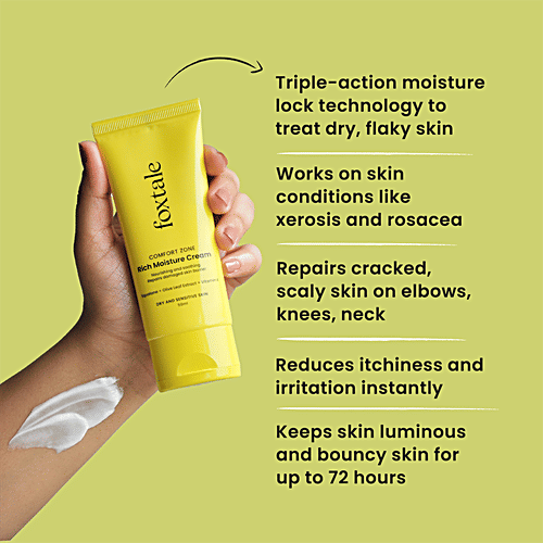 Buy foxtale Comfort Zone Rich Moisture Cream - Nourishing & Soothing ...