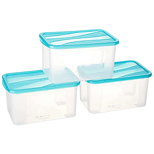 Buy YouBee Plastic Fridge Multi-Storage Container Box - With Lid, BPA ...