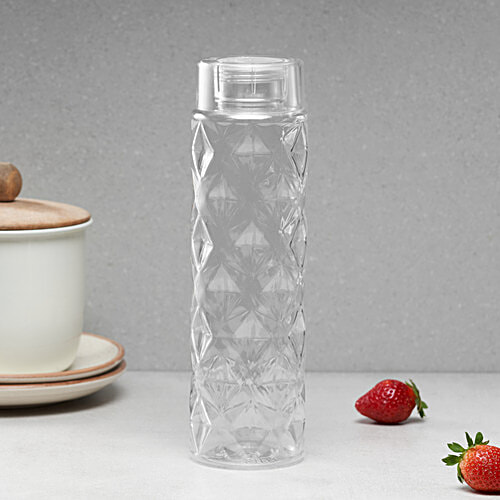 Buy BB Home Crystal Plastic PET Water Bottle - Break Resistant, Leak ...