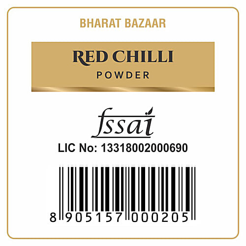 Buy Bharat Bazaar Red Chilli Powder - 100% Pure, No Added Colours ...