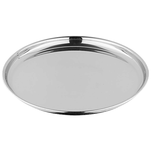 Buy Omega Begi Dinner Plate - 8', Stainless Steel, Dishwasher Safe, 17 ...