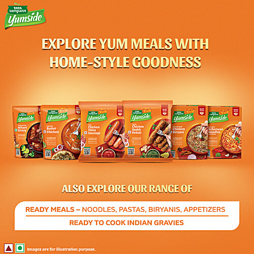 Buy Tata Sampann Yumside Spicy Chicken Tikka Sausage - Source Of ...