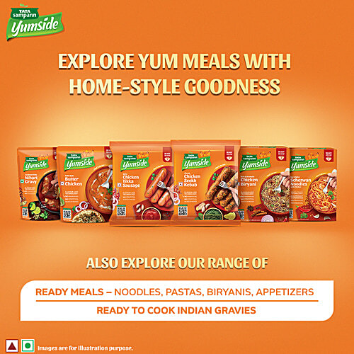 Buy Tata Sampann Yumside Classic Chicken Seekh Kebab - Source Of ...