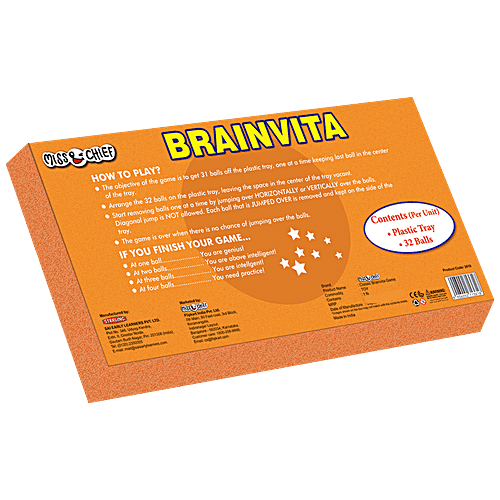 Buy Sterling Board Game - Brainvita, Suitable For Ages 5 Years & Above ...