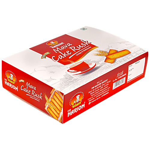 Buy Om Hariom Mawa Cake Rusk - Premium, Crispy Snack Online at Best ...