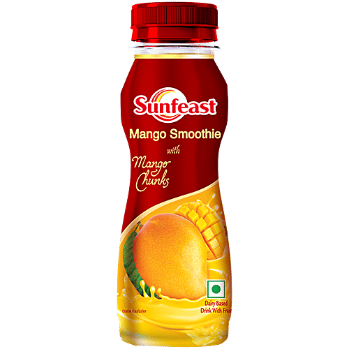 Buy Sunfeast Mango Smoothie With Mango Chunks - Dairy Based Drink With ...
