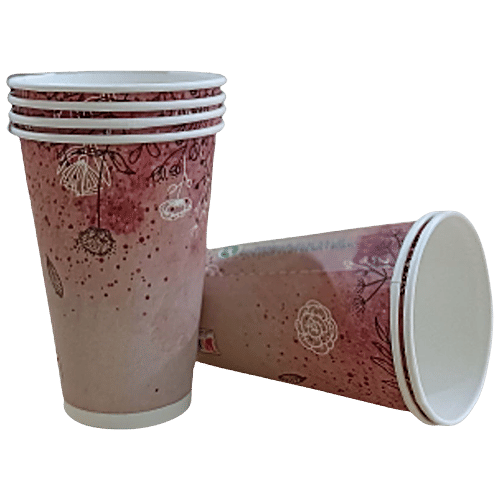 Buy Paricott Paper Cup - Rippled, Buff, Eco-friendly, Biodegradable ...