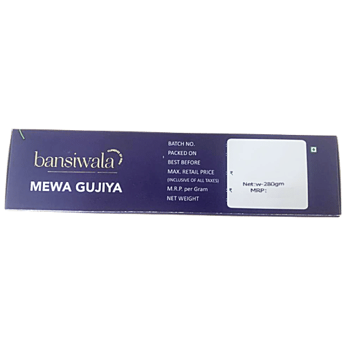 Buy Bansiwala Mewa Gujiya - Traditional Indian Sweet Online at Best ...