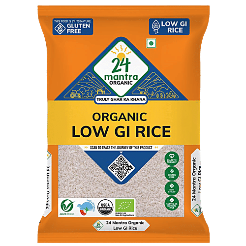 Buy 24 Mantra Organic Low GI Rice - Non-Sticky, Gluten Free, Diabetic ...
