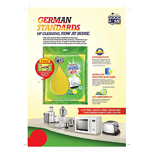 Buy Good Home Advanced Sponge Wipes - 20X Absorbency, Fast Drying ...