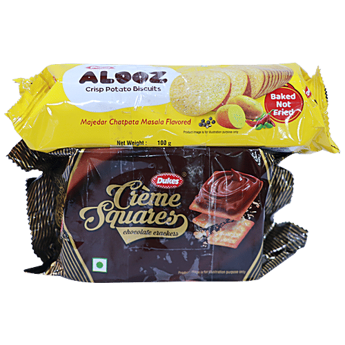 Buy Dukes Super Saver Combi - Crème Squares Chocolate Crackers + Alooz ...