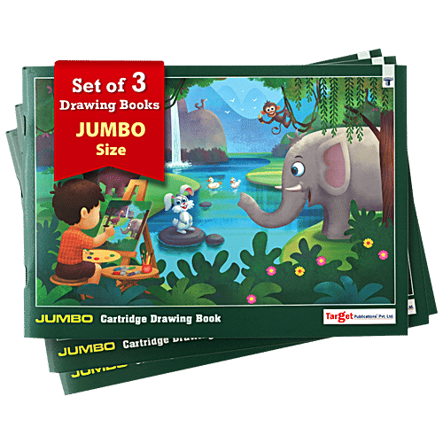 Buy Target Publications Cartridge Drawing Books - Jumbo Size, Soft ...