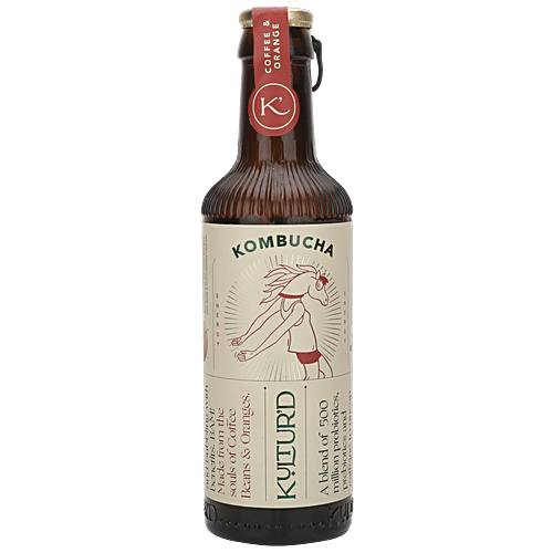 Buy Kultur'd Kombucha Coffee Orange - Blend Of Prebiotic, Probiotics ...