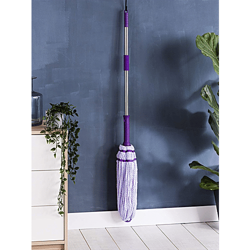 Buy YORK Looped Twist Microfiber Mop - With Long Handle, Assorted ...