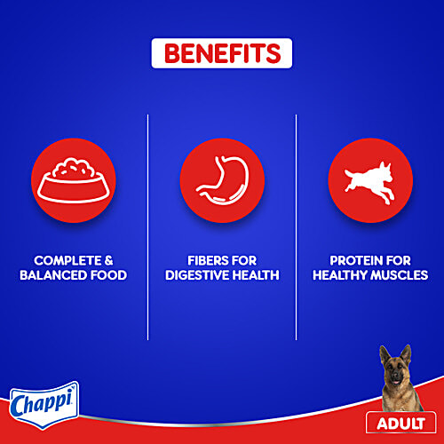 Buy Chappi Adult Dry Dog Food - Chicken & Rice Online at Best Price of ...