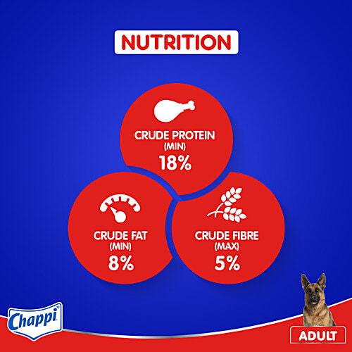 Buy Chappi Adult Dry Dog Food - Chicken & Rice Online at Best Price of ...