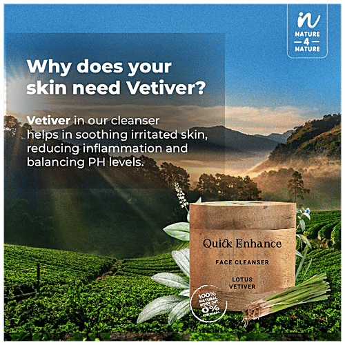 Buy Nature 4 Nature Quick Enhance Face Cleanser - Lotus Vetiver ...