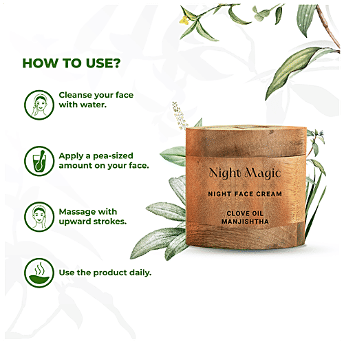 Buy Nature 4 Nature Night Magic Face Cream - Clove Oil, Manjistha ...