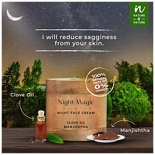 Buy Nature 4 Nature Night Magic Face Cream - Clove Oil, Manjistha ...
