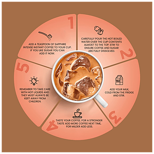 Buy Sapphire Intense Instant Coffee - 100% Arabica, Columbian Beans ...