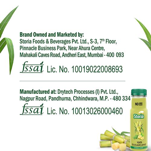 Buy Storia 100% Sugarcane Juice - No Concentrate & No Preservatives ...