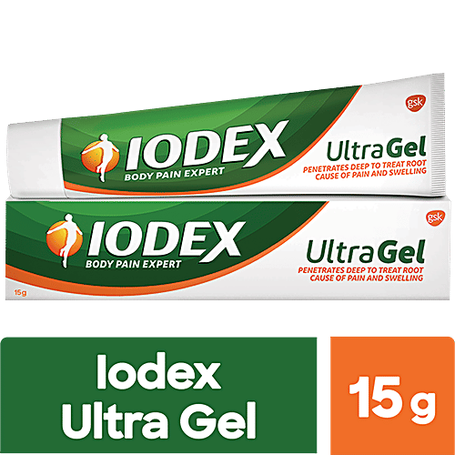 Buy Iodex Ultra Gel - For Body Pain Relief, Reduces Internal Swelling ...