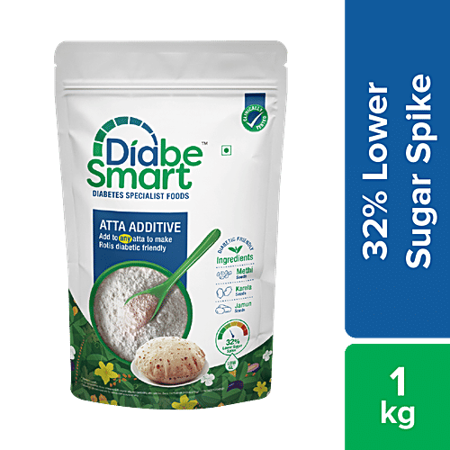 Buy DiabeSmart Diabetic Friendly Atta Additive - For Rotis, 32% Lower ...