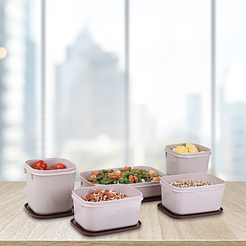 JOYO Alfa Container Set - Plastic, 141, 121, 211, Opaque, Leak Proof ...