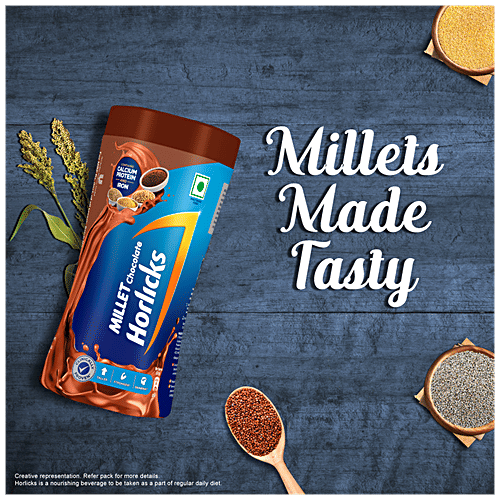 Buy Horlicks Millet Chocolate - Rich In Calcium, Protein & Iron Online ...