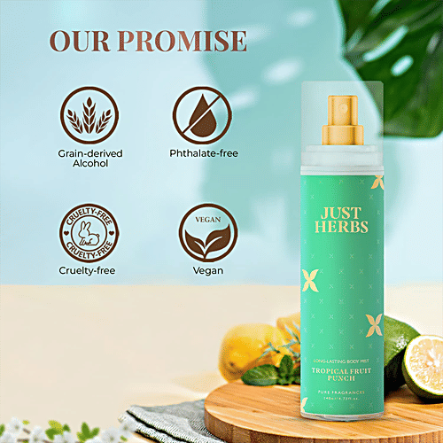 Buy Just Herbs Tropical Fruit Punch Long Lasting Body Mist Online at ...