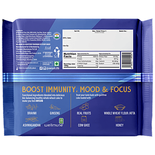 Buy AWSUM Better Bakes Lemon Blueberry Cake - For Immune Defence Online ...