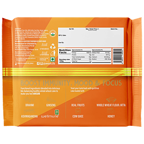 Buy AWSUM Better Bakes Orange Pistachio Cake - For Immune Defence ...